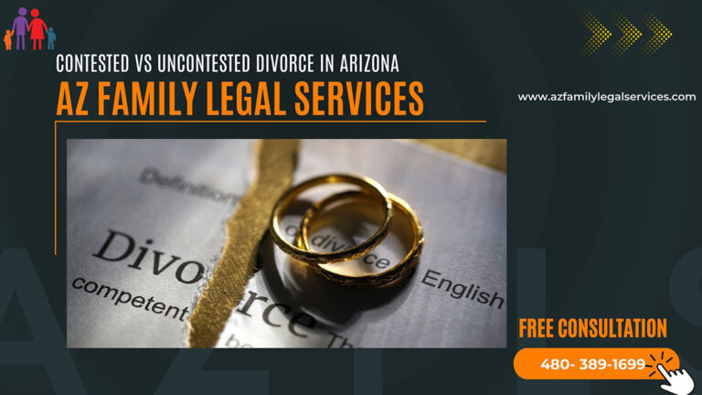 Contested vs Uncontested divorce in Arizona - AZFLS